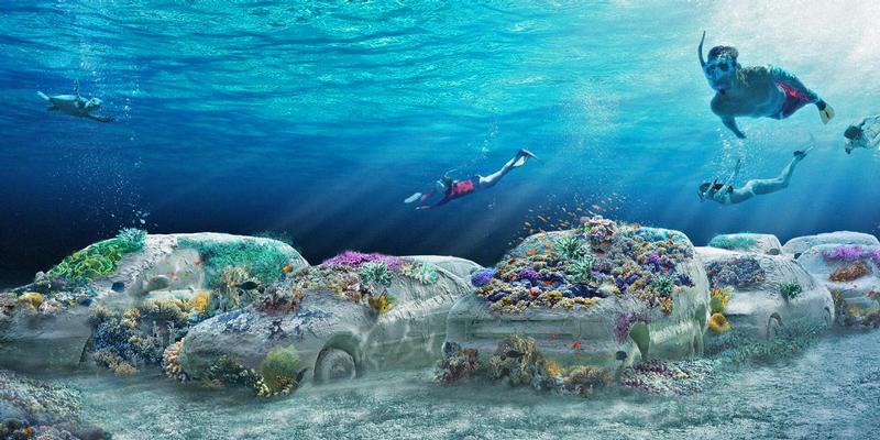 OMA designs Miami Beach's ReefLine – a seven mile-long underwater ...