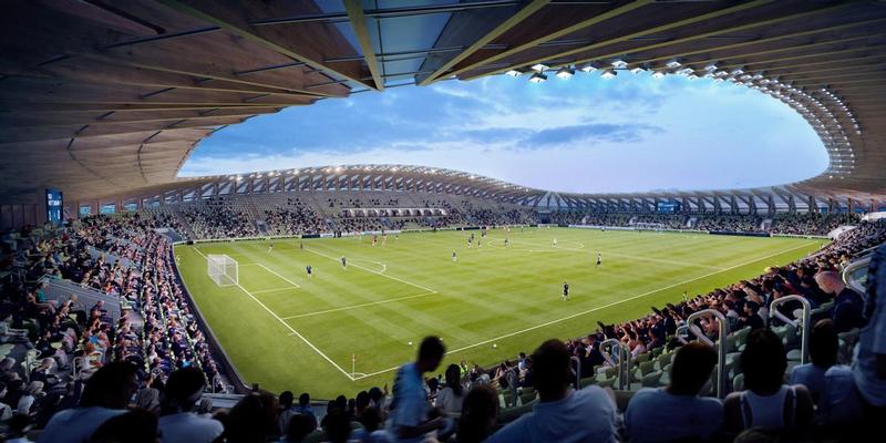 World's first entirely wooden stadium approved for use by EFL ...