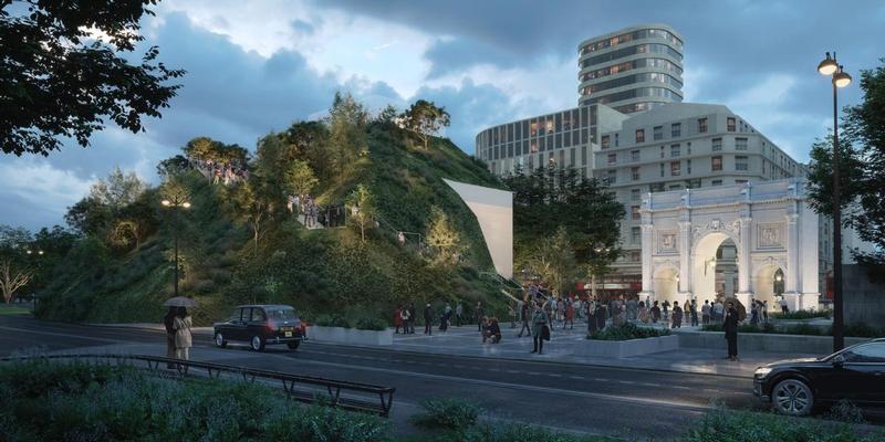 MVRDV reveal ambitious plans to create Marble Arch visitor attraction ...
