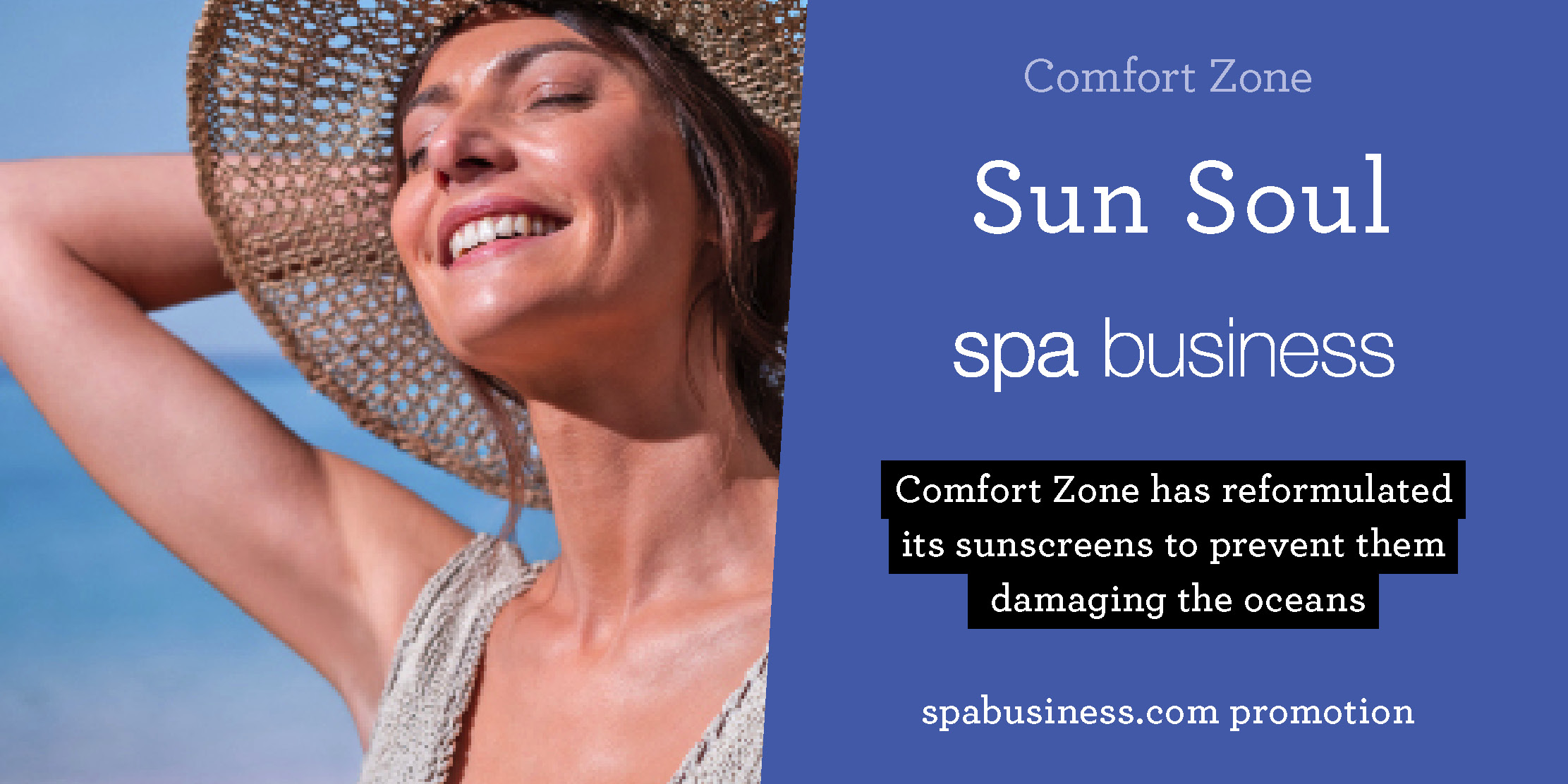 Promotion - Comfort Zone: sun soul | spabusiness.com