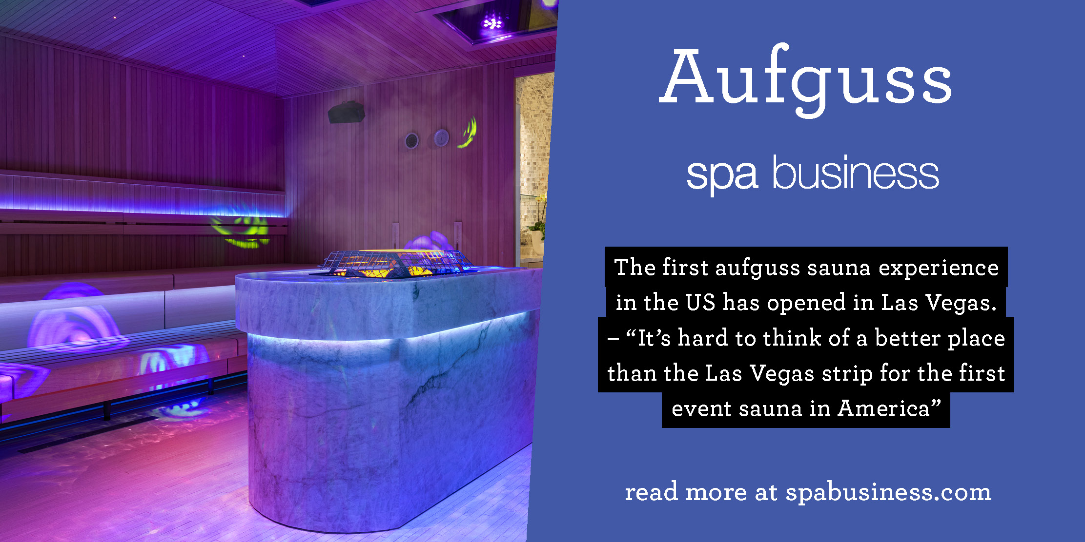 Saunas - Aufguss | spabusiness.com