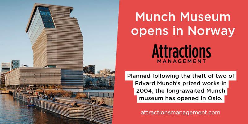 Edvard Munch Museum opens in Norway | Attractions Management museums