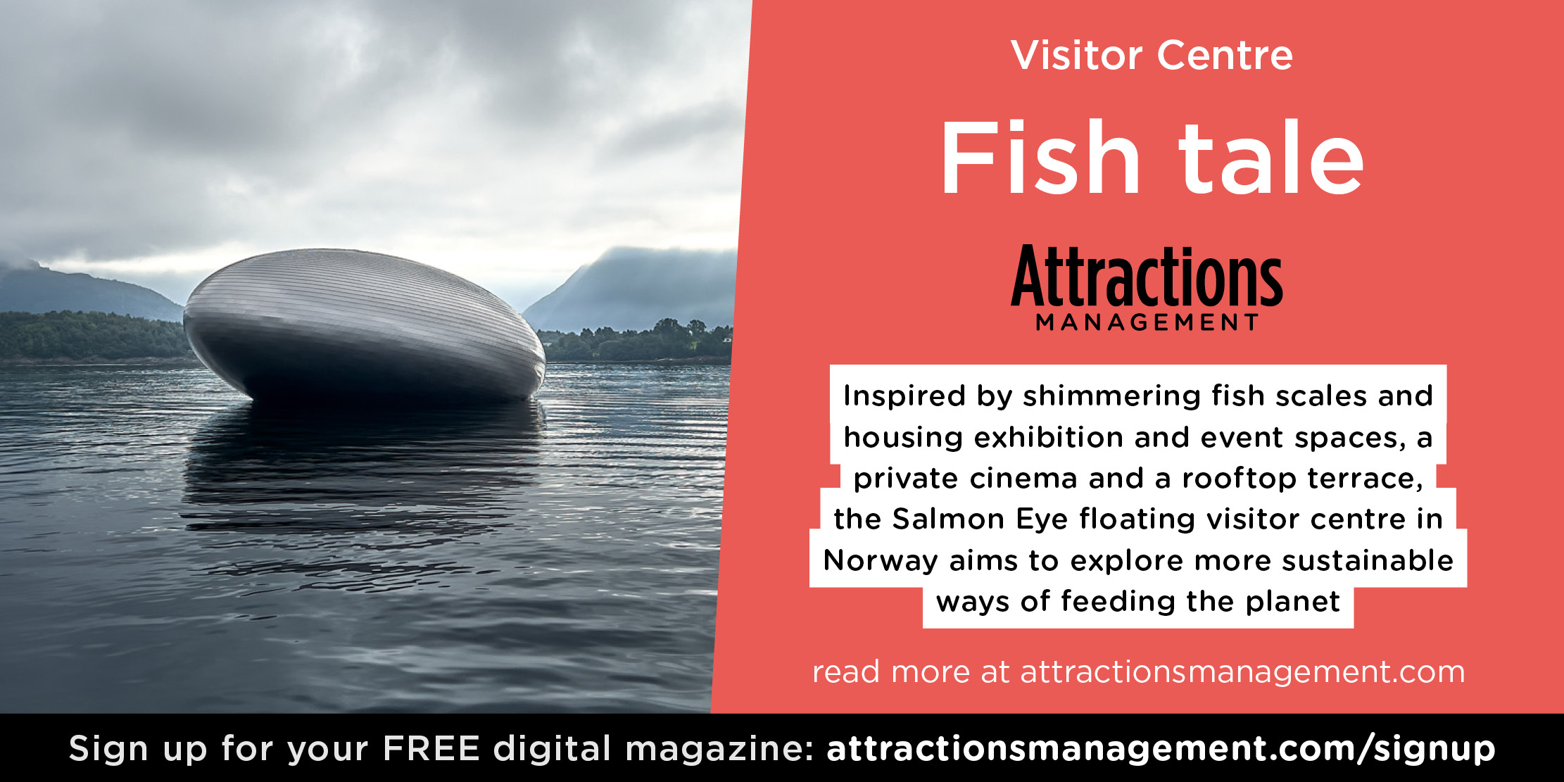 Visitor centre - Fish tale | spabusiness.com