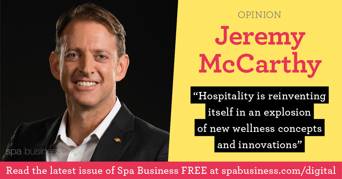 Jeremy McCarthy - The year of wellness | spabusiness.com