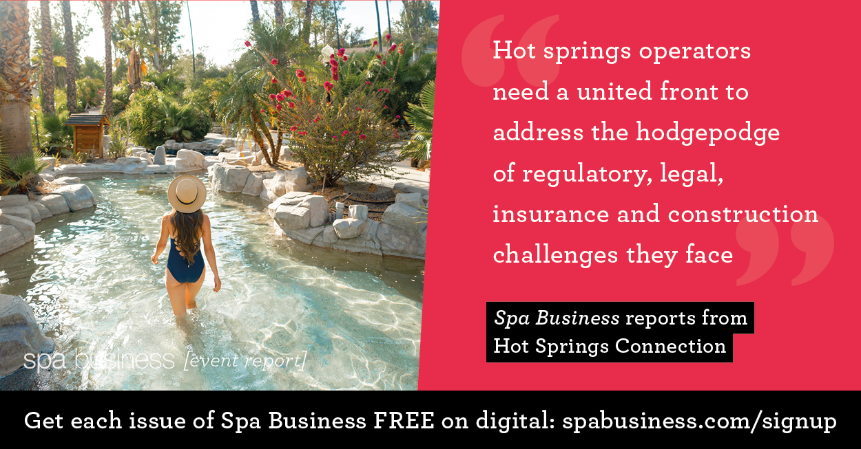 Event report - Hot Springs Connection | spabusiness.com