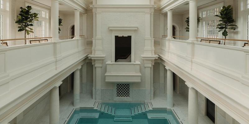 Estelle Manor's new Roman bathhouse spa invites guests to step back in ...