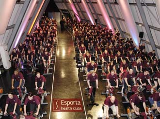 Esporta sets new spinning world record | exerciseprofessionals.net products