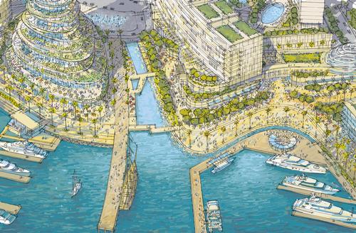 BIG’s iconic 500-ft tower would anchor San Diego waterfront development ...
