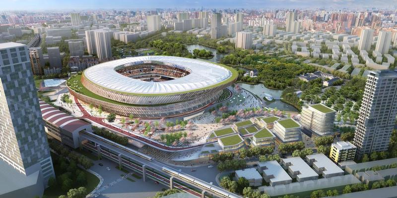Sasaki reimagine China's first professional soccer arena as wellness ...