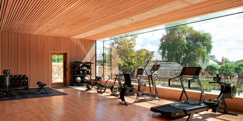 One of world's largest glass panels provides workouts with a view in ...