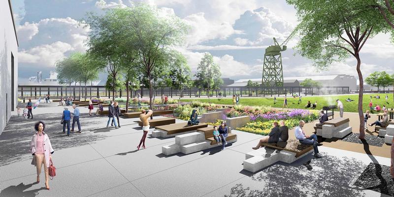 Aecom's San Francisco waterfront park incorporates colours and ...
