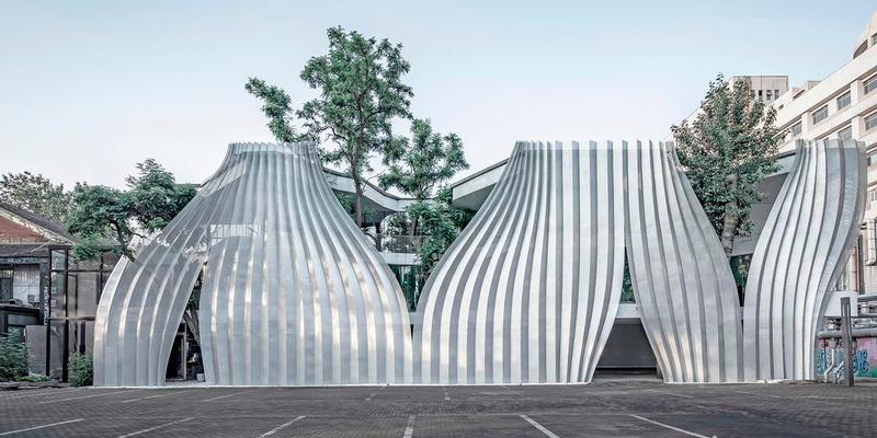 Archstudio revitalise gallery with metal façade and disrupted routes ...