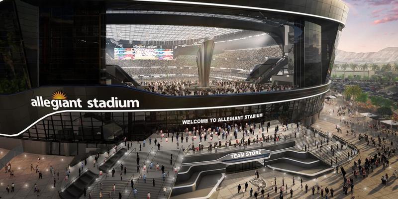 $1.9 billion Allegiant Stadium approaches completion in Las Vegas ...